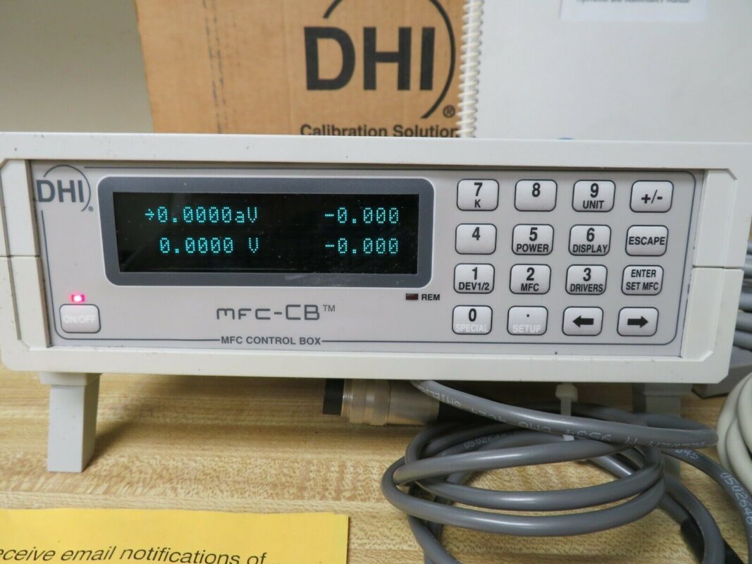 DHI/Dh Instruments MFC-CD MFC Control Box w/ manual and accessories ...