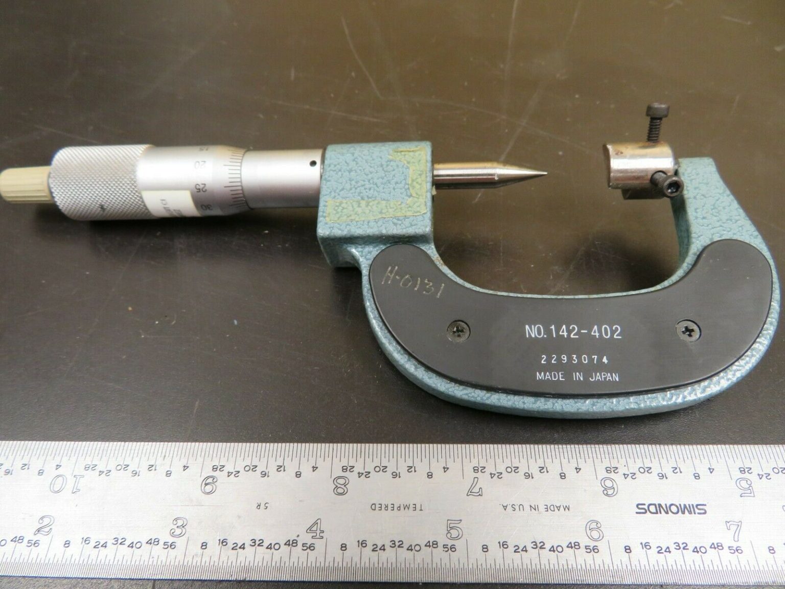 Mitutoyo 142-402 Mechanical Crimp Height Micrometer 0-25mm .01mm OL16 ...