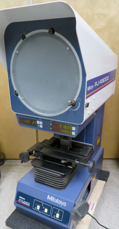 Mitutoyo 302-712A PJ-A3000 Vertical Optical Comparator 10x Lens ...