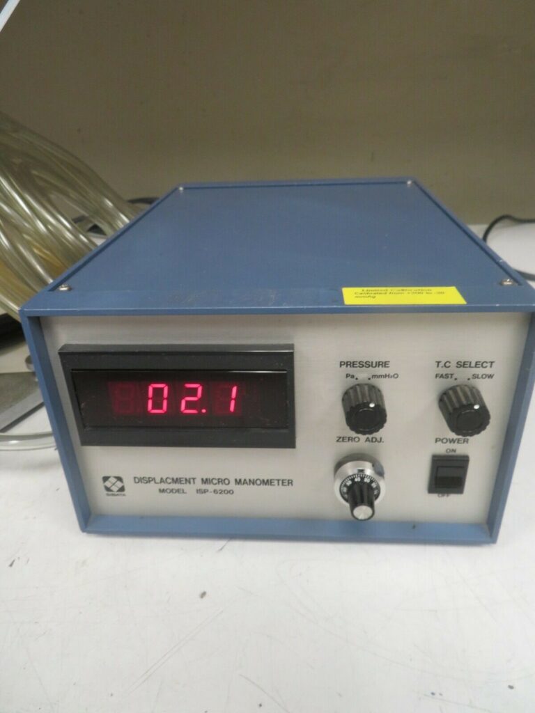 Sibata – mdl ISP-6200 Displacement Micro Manometer – limited ...