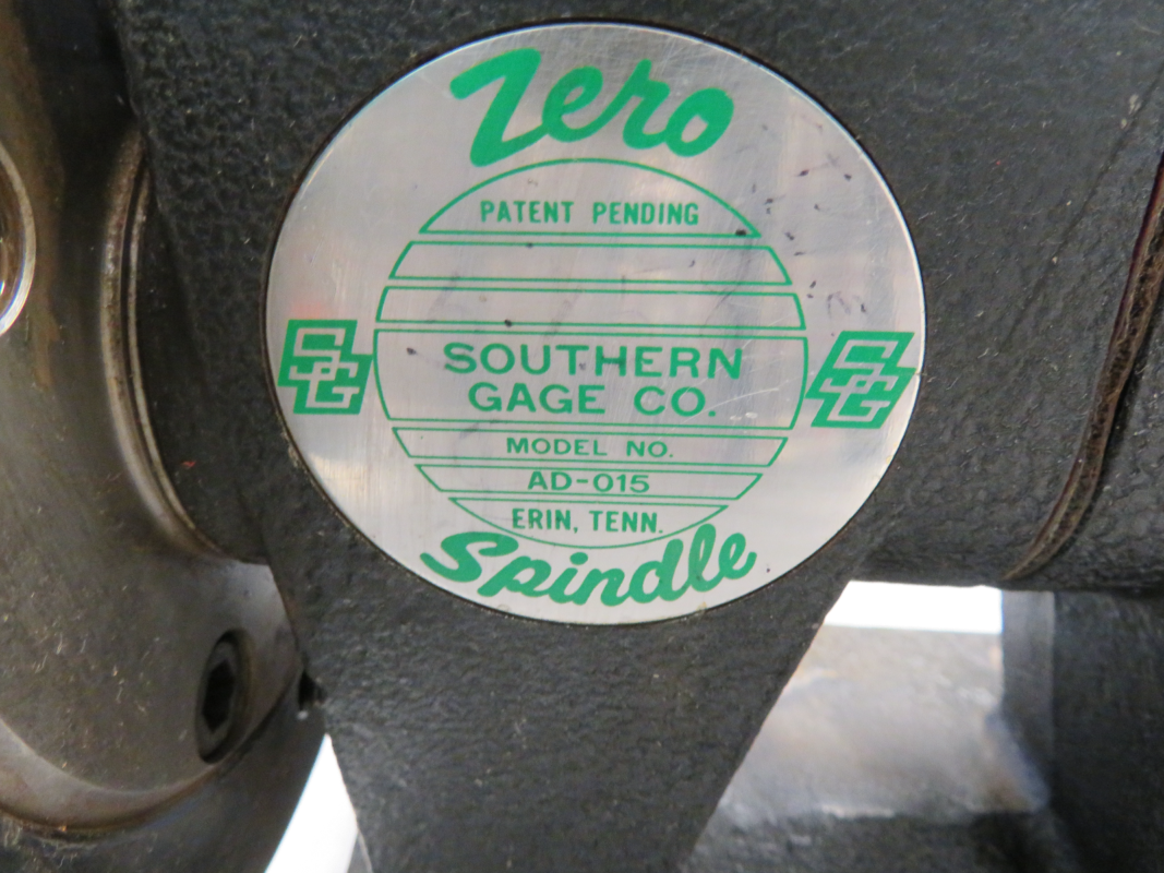 Southern Gage AD-015 OD Zero Spindle Inspection Runout True Position ...