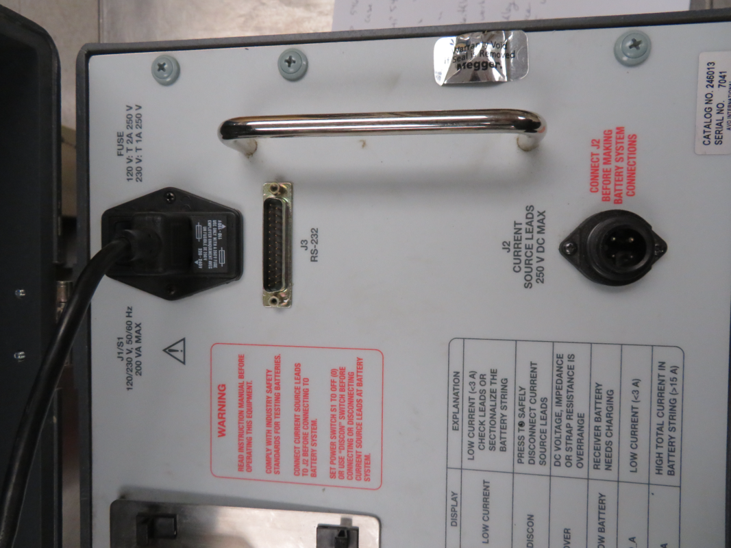 Avo/Biddle Megger 246013 E-Bite Enhanced Battery Impedance Tester ...