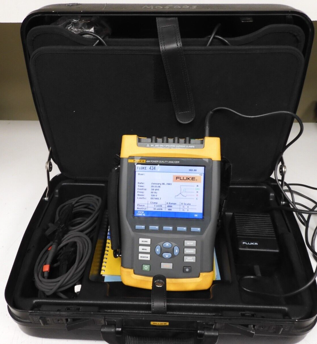 Fluke – model 434 – Three phase Power Quality Analyzer Meter – PD29 ...
