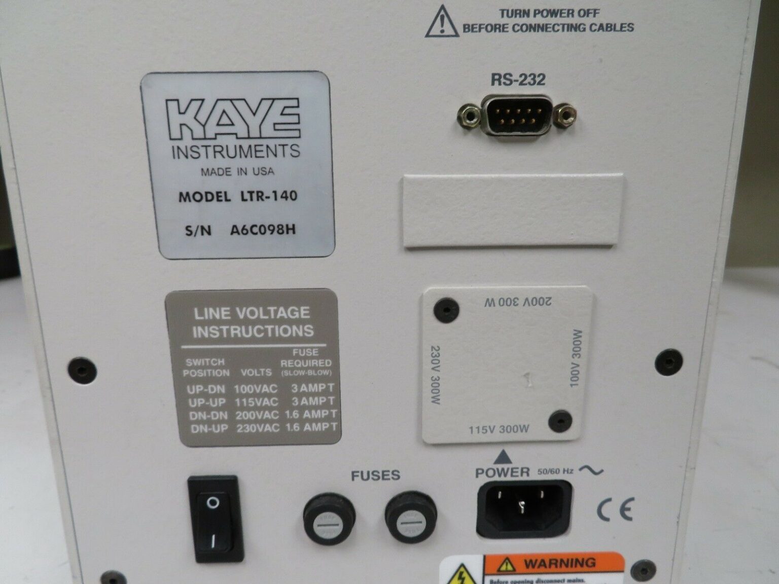 Kaye LTR -25/140 Amphenol Temperature Bath -25c – 140c Dry Well MZ52 ...