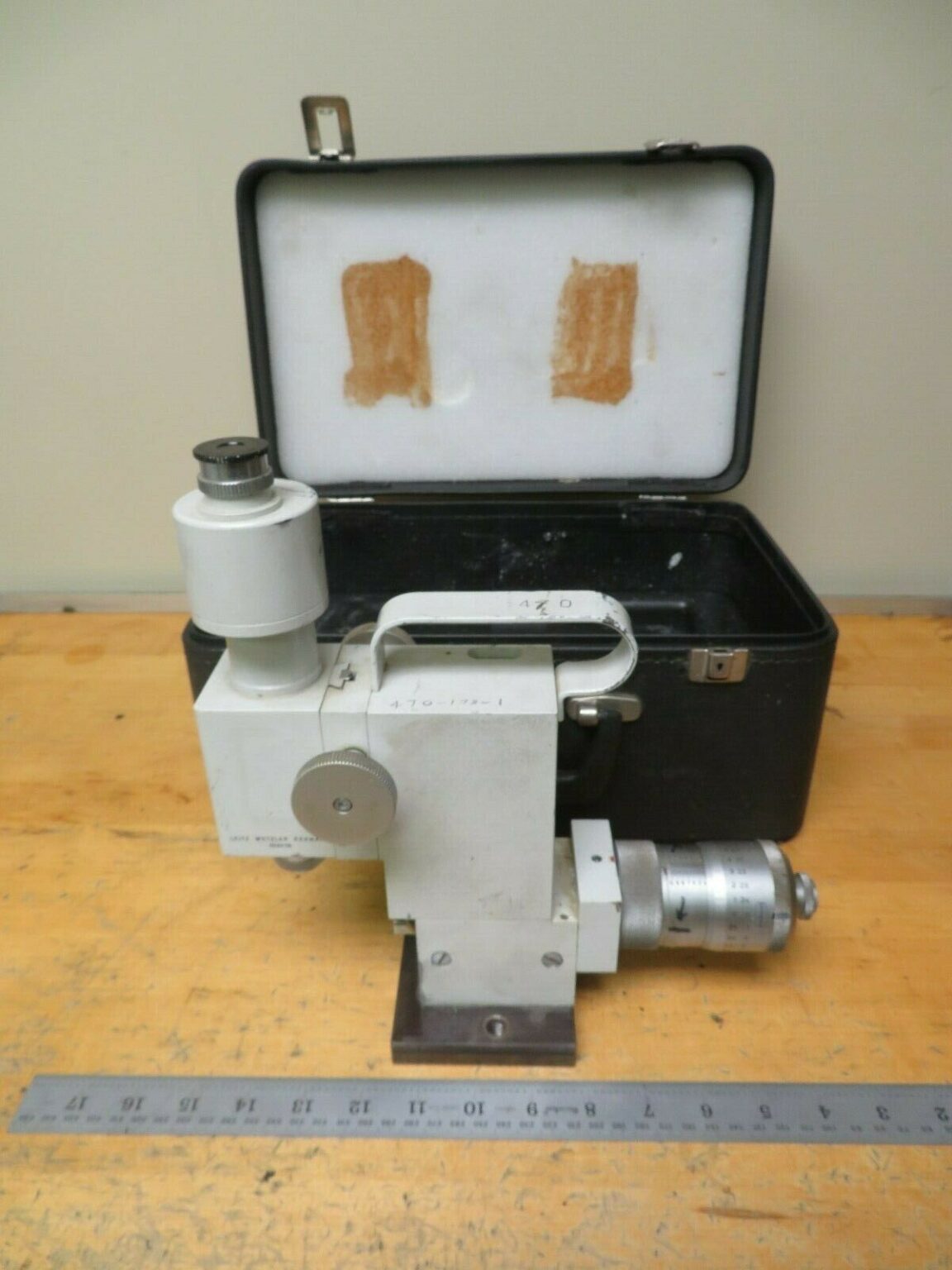 Leitz Wetzlar Single Axis Toolmakers Microscope NT68 – Bullseye Calibration