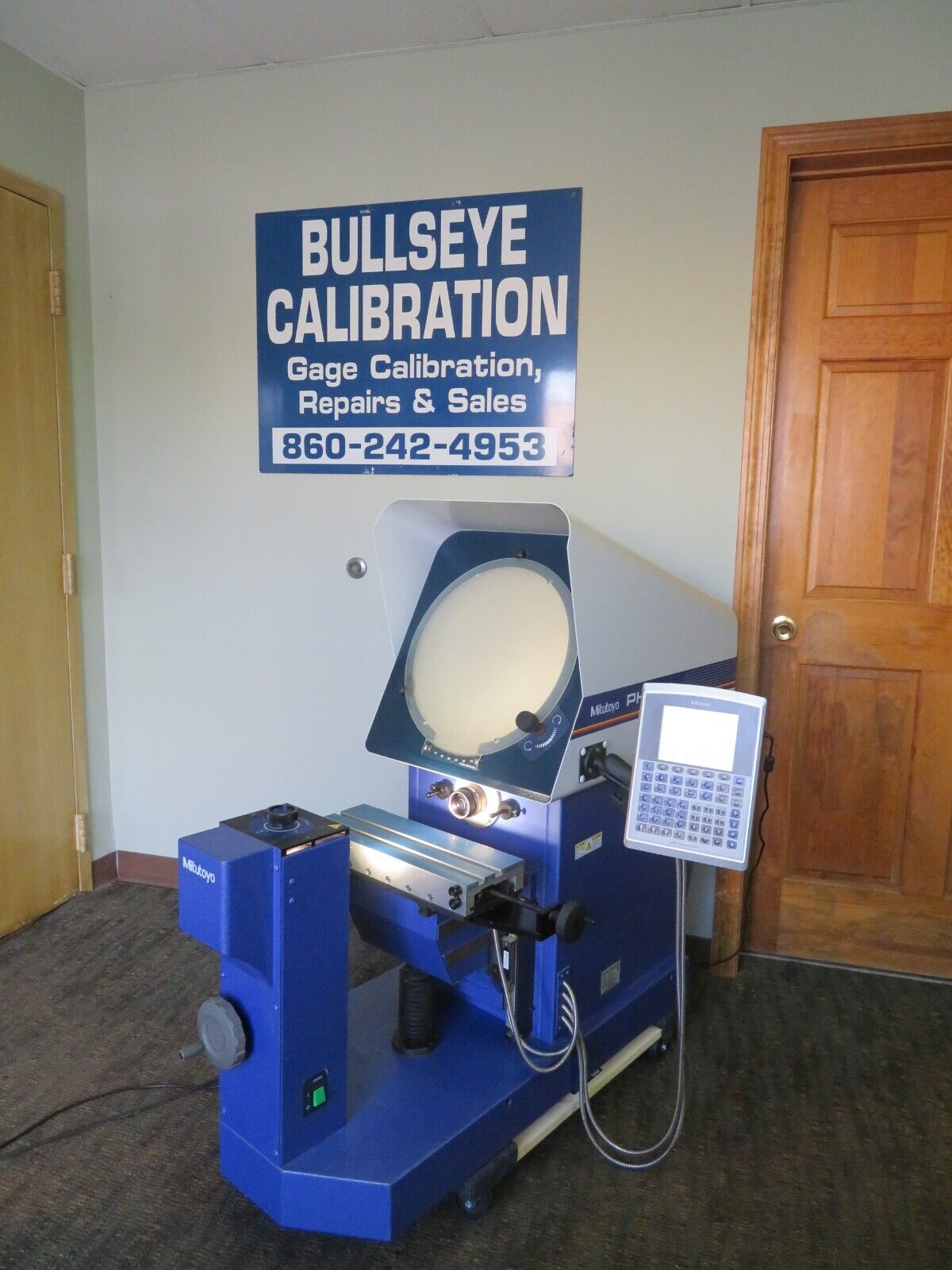 Optical Comparator – Bullseye Calibration