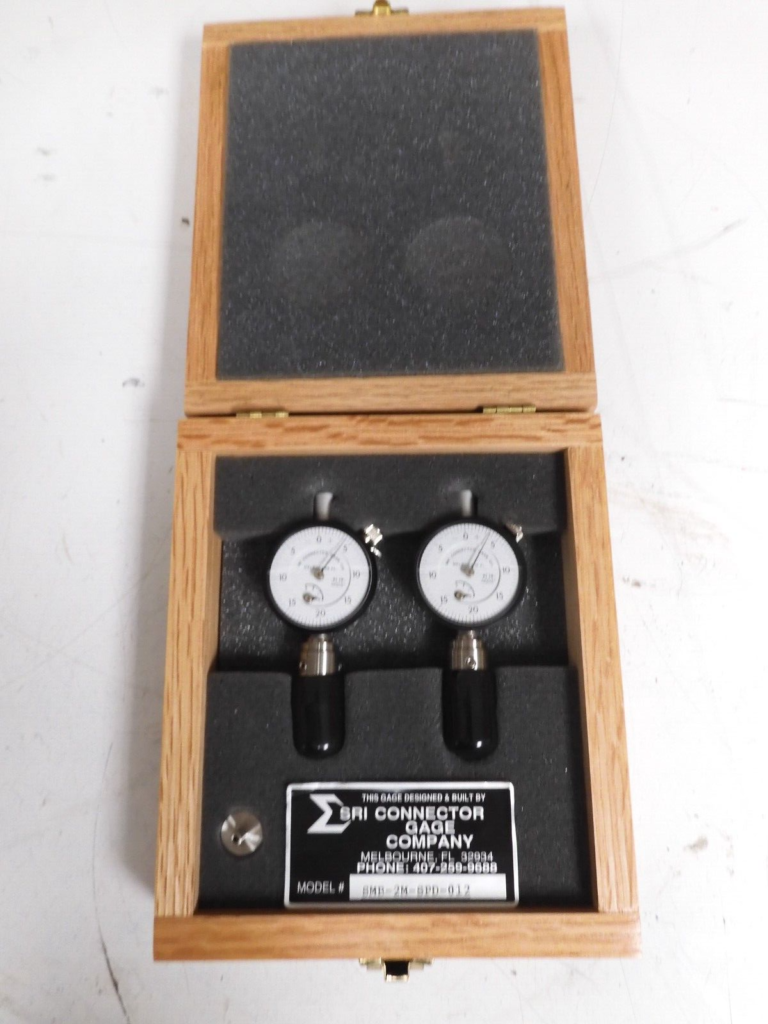 SRI Connector Gage – SMB-2M-SPD-012 – Interface Connection Gage set ...