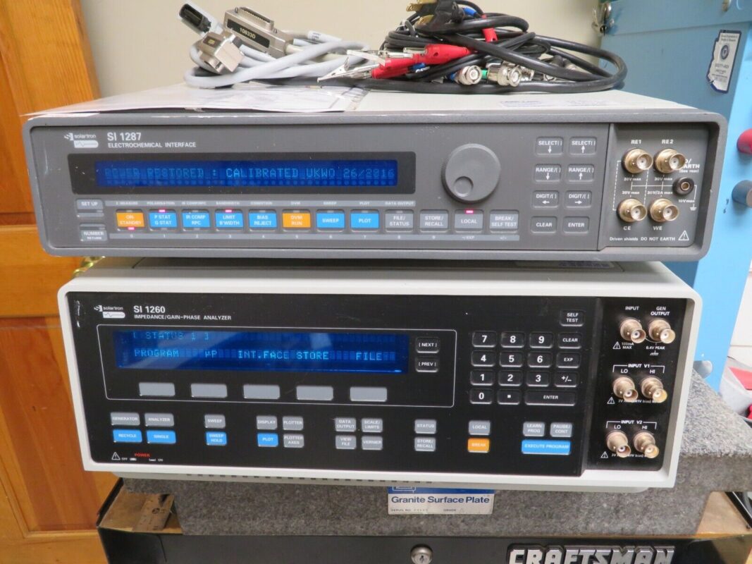 Solartron SI 1260 Electrochemical SI 1287 Impedance/Gain-Phase Analyzer ...