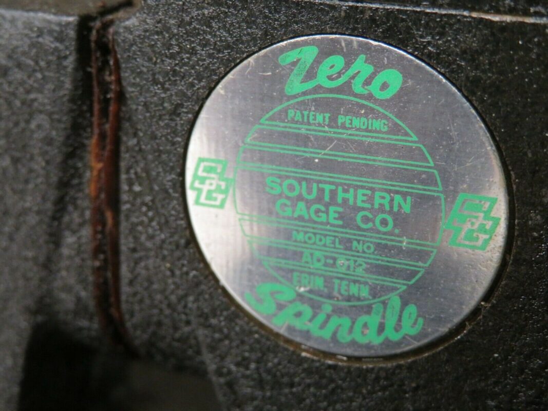 Southern Gage AD-012 OD Zero Spindle Inspection Runout True Position ...