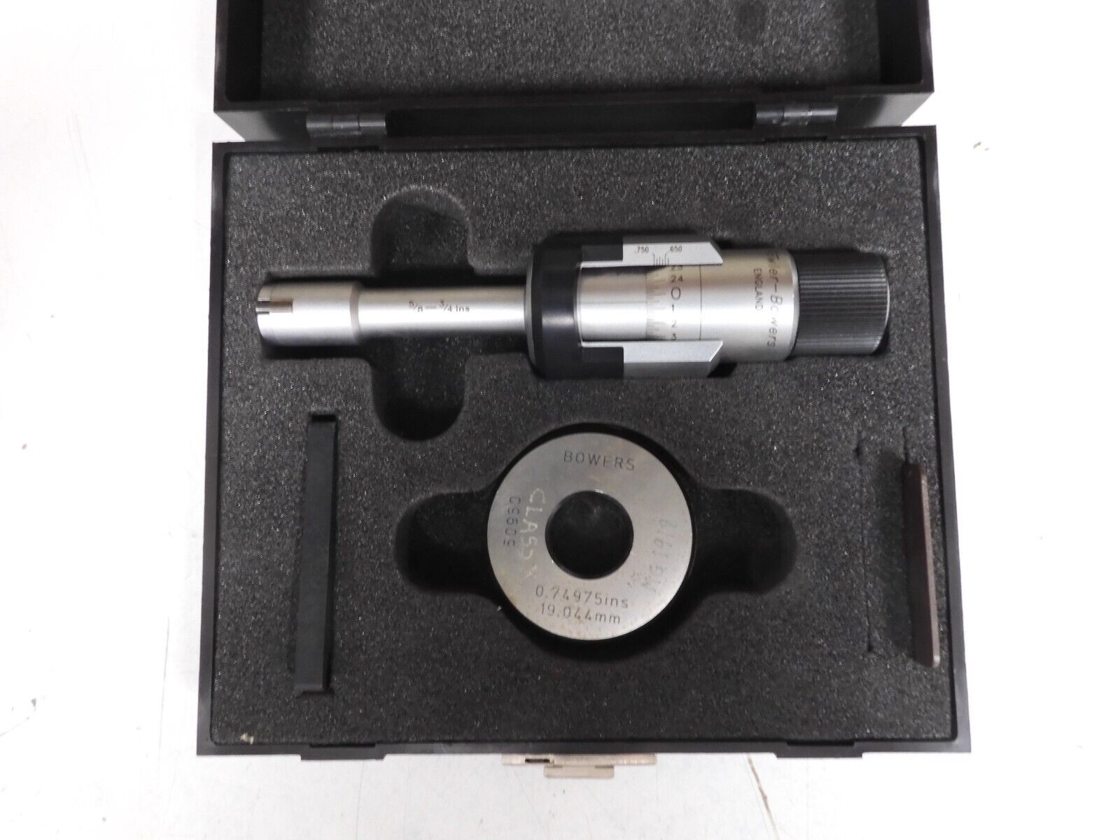 Bowers Intrimik/Bore/Holemike Micrometer w/ set ring – .625-.75/.00025 ...