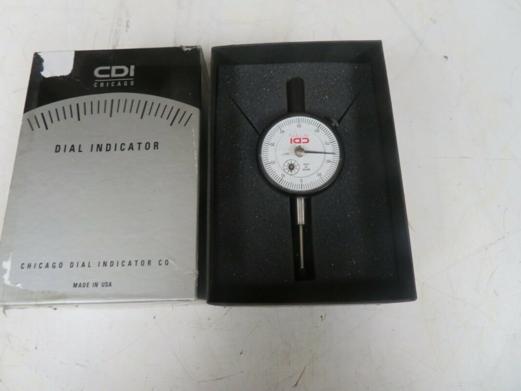 CDI Dial Indicator – 0-1"/.001" in original box – OQ43 – Bullseye ...