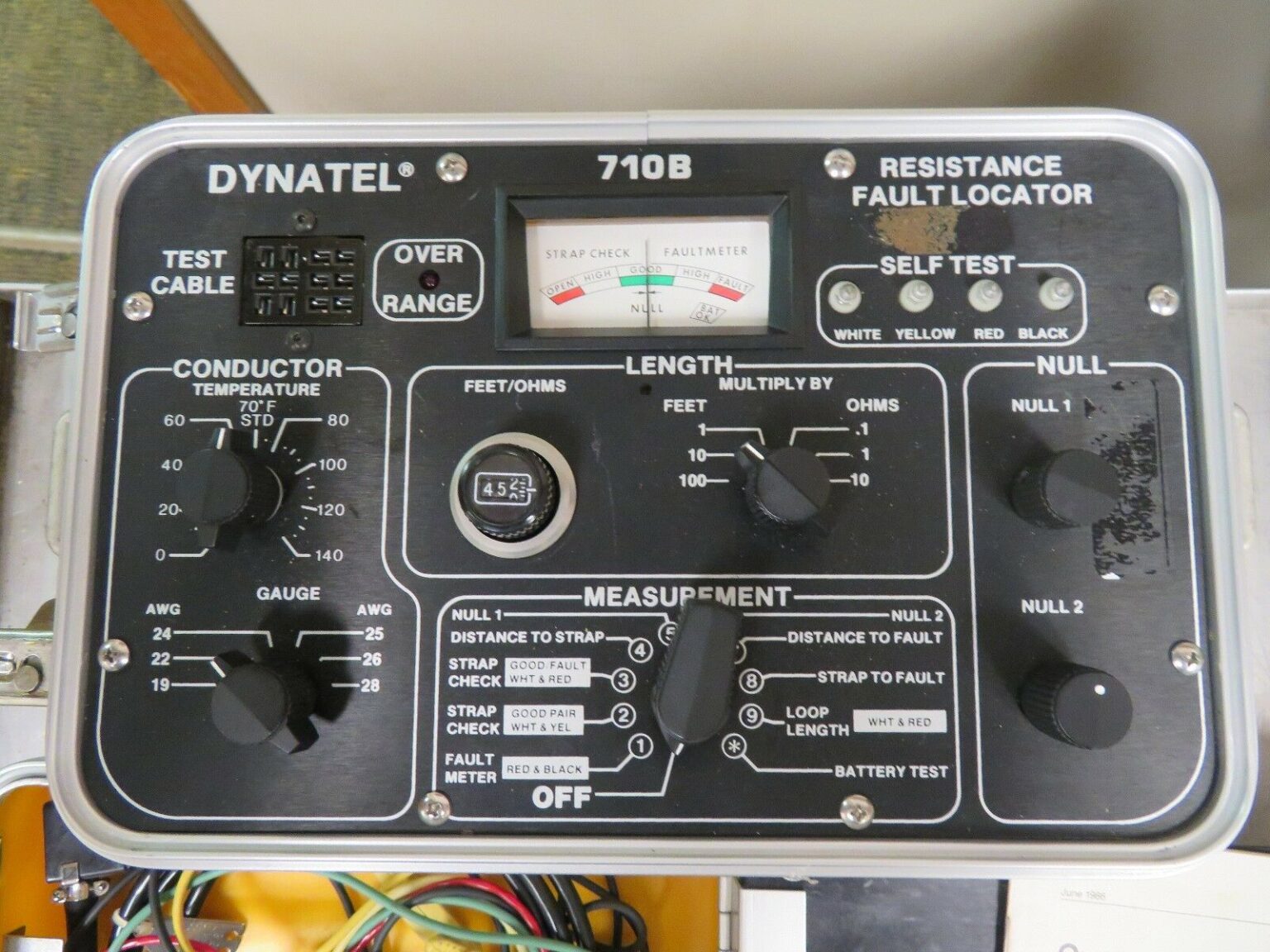 Dynatel 710B Resistance Fault Locator with probes, accessories & manual ...