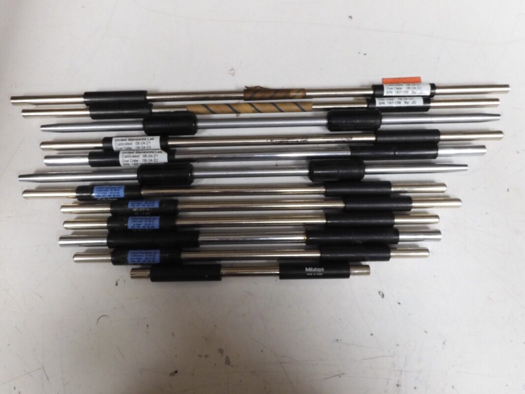 End Measuring Rods/Micrometer Standards – Mostly Mitutoyo – 8-19 ...
