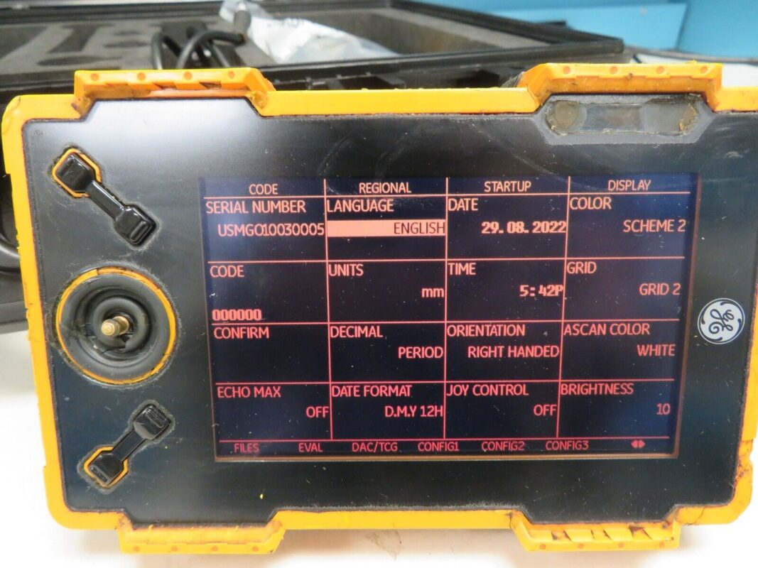 GE KrautKramer DMS GO Ultrasonic Thickness Gauge DMSGO w/ Sensors PA69 ...