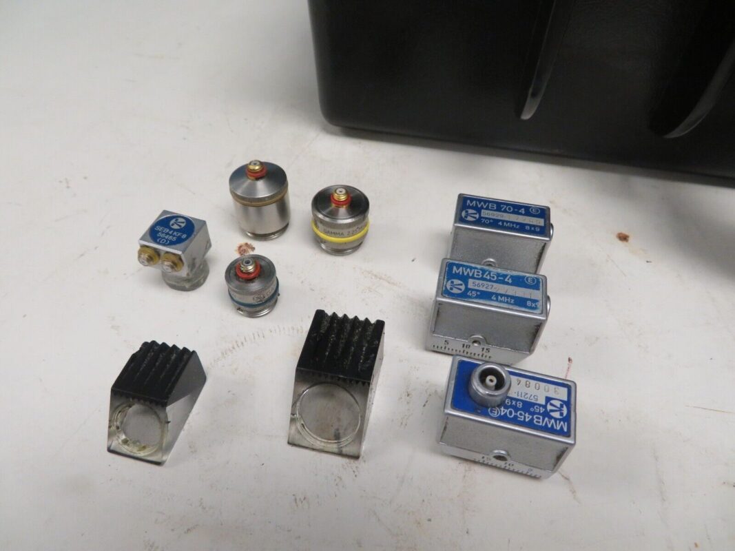 GE KrautKramer DMS GO Ultrasonic Thickness Gauge DMSGO w/ Sensors PA69 ...