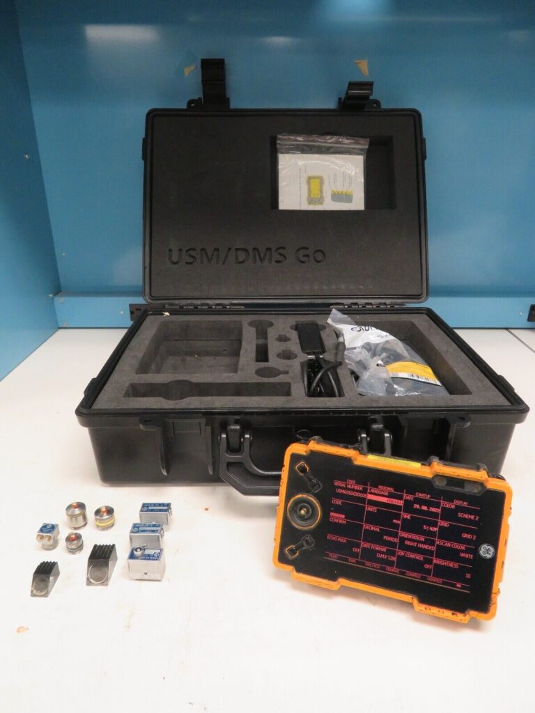GE KrautKramer DMS GO Ultrasonic Thickness Gauge DMSGO w/ Sensors PA69 ...