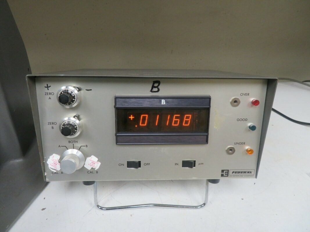 Mahr/Federal – model 130B-12 – 0-4"/.00001" Comparator w/ DRO – FC1 ...