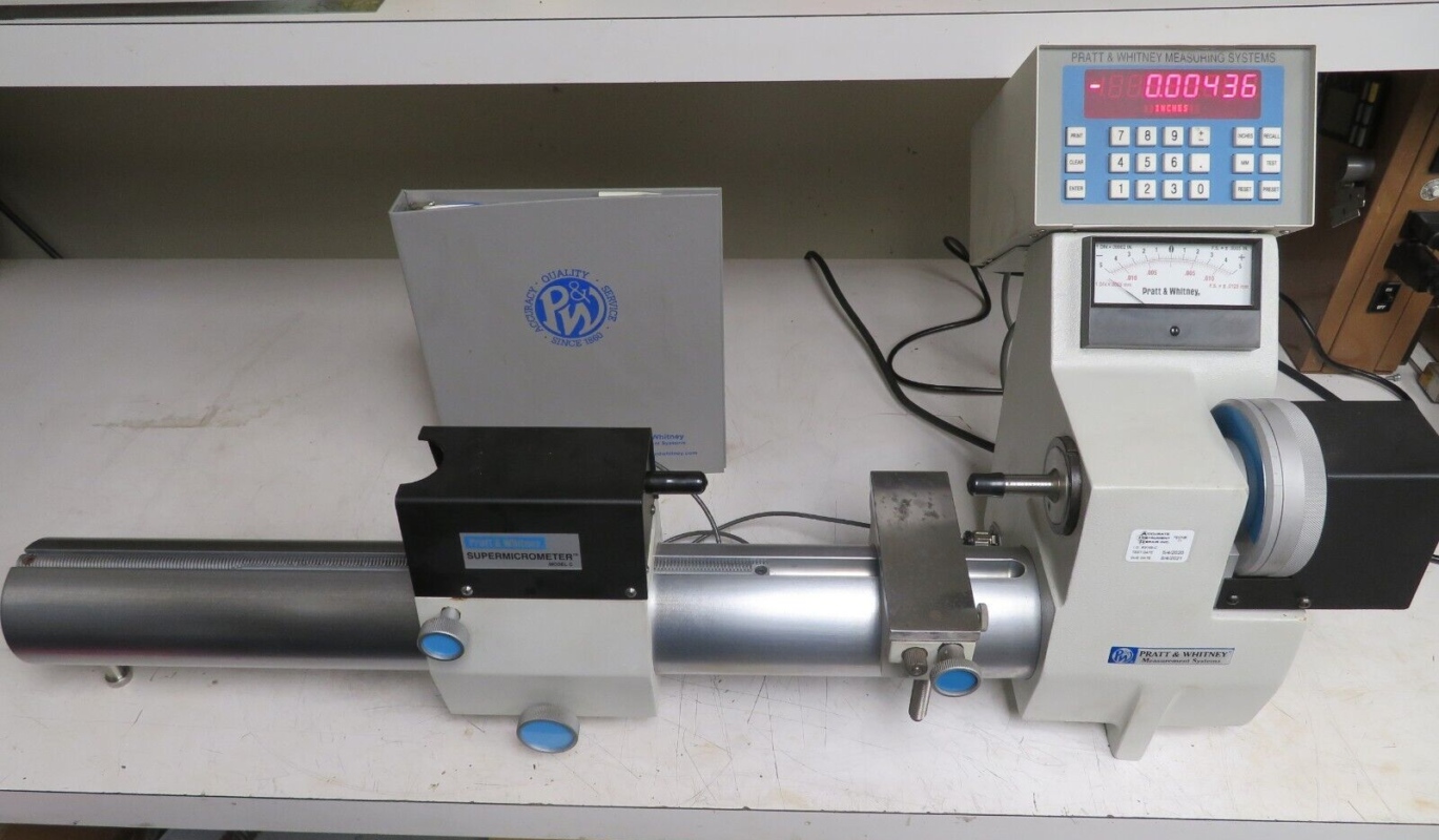 Pratt & Whitney Model C External Supermicrometer Measuring Machine 20 ...