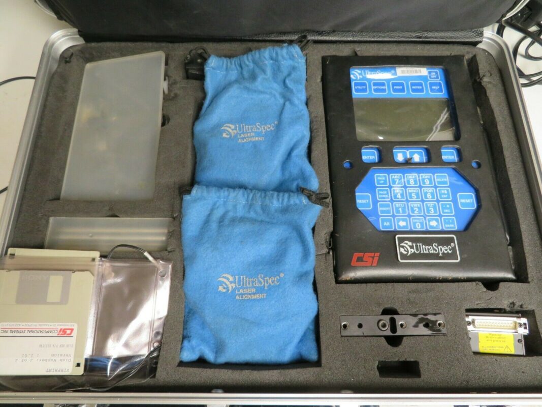 CSI Emerson B811701 Ultraspec Laser Alignment System w/ Mdl 8225 OL56 ...