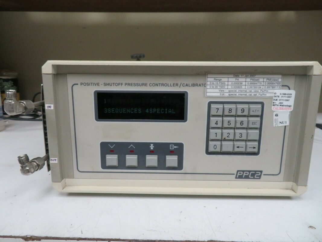 DHI/Dh Instruments PPC2 Positive Shutoff Pressure Controller/Calibrator ...