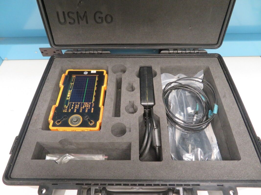 GE KrautKramer DMS GO Ultrasonic Thickness Gauge DMSGO w/ Sensors PA71 ...