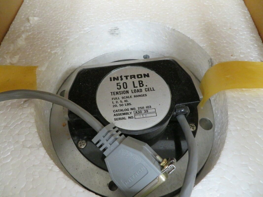 Instron 50 Lb Tension Load Cell Model 2511-103 1, 2, 5, 10, 20, 50 FS ...