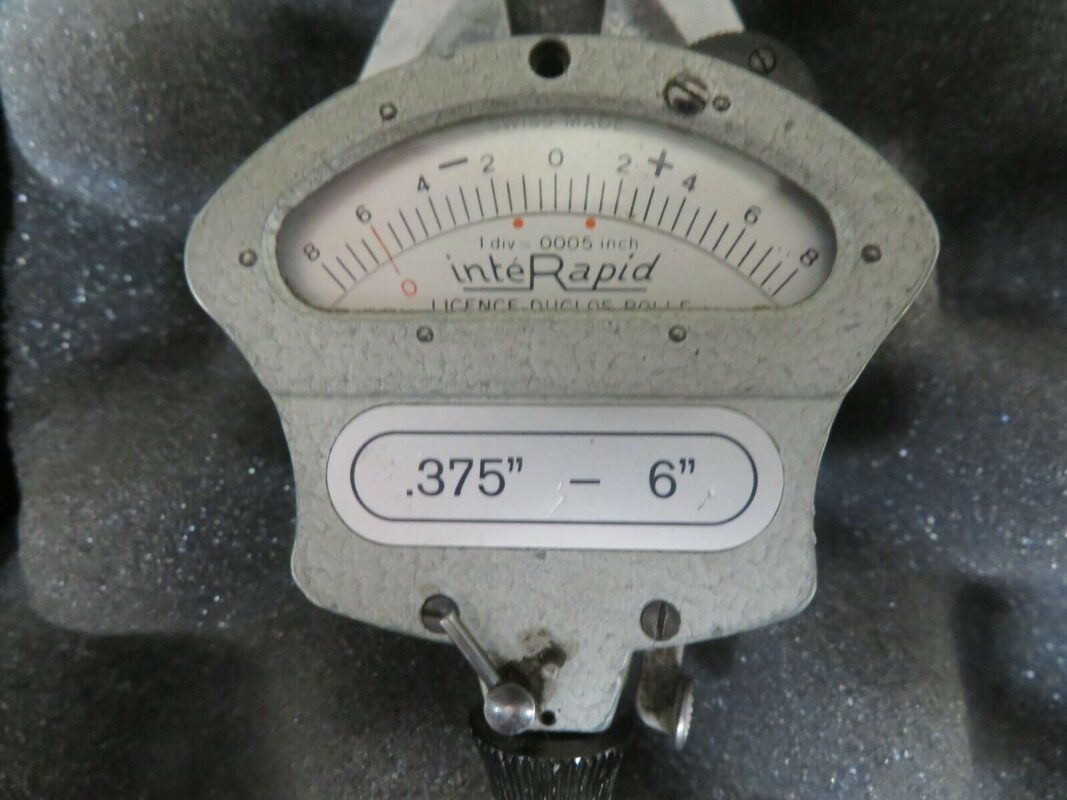 Interapid Hole & Groove Checking Comparator (incomplete) – .375 – 6.00 ...