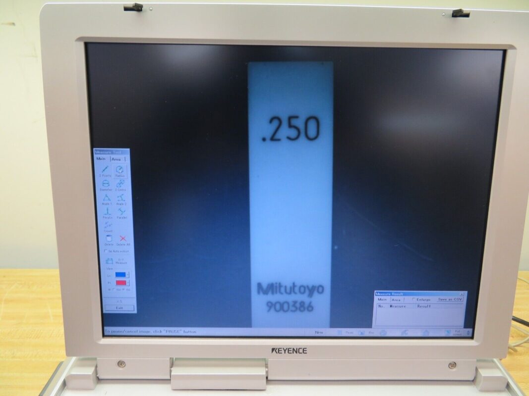 Keyence VHX-100k High Resolution Digital Microscope – Bullseye Calibration