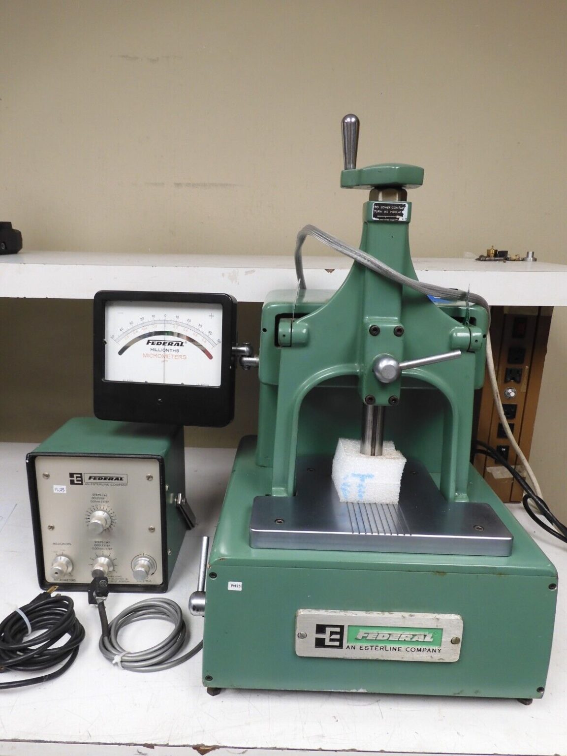 Mahr Federal – Model 130B-24 – 0-4" Gage Block Comparator/Calibrator ...