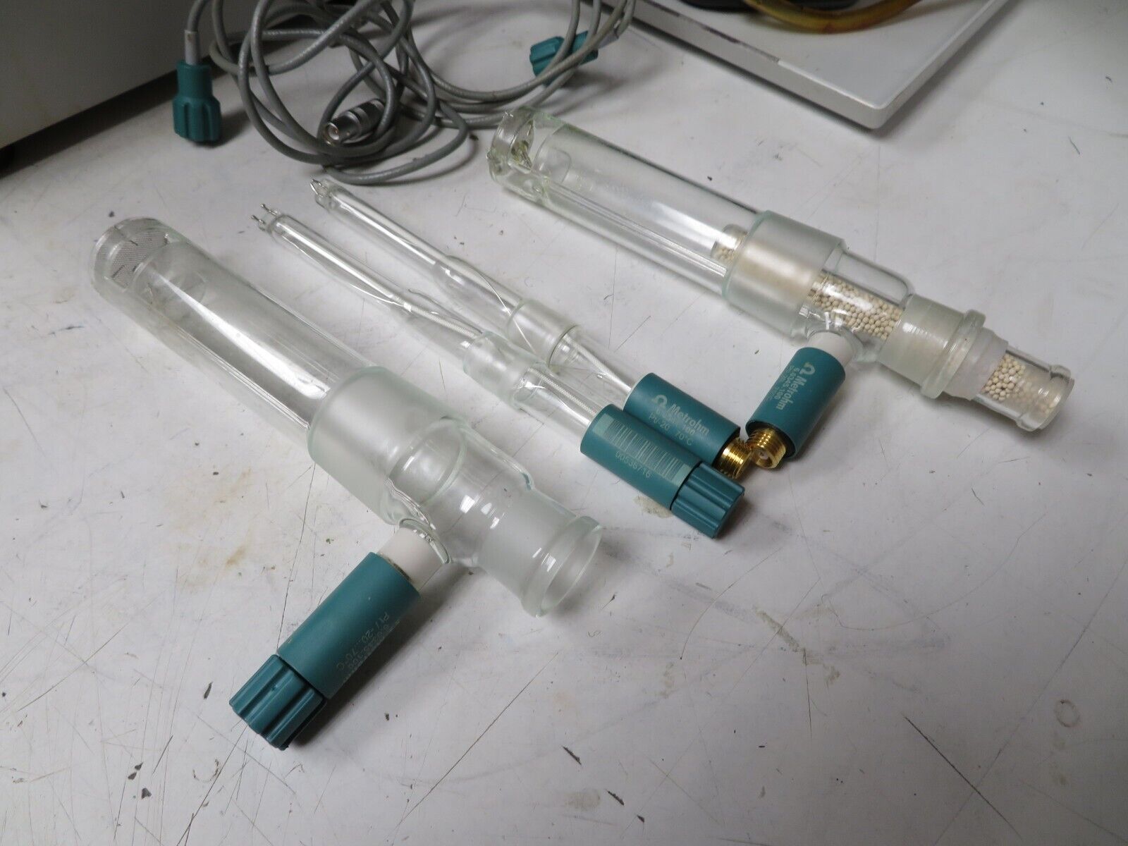 Metrohm Brinkmann 756 KF Coulometer, 703 Ti Titrator Stand w ...