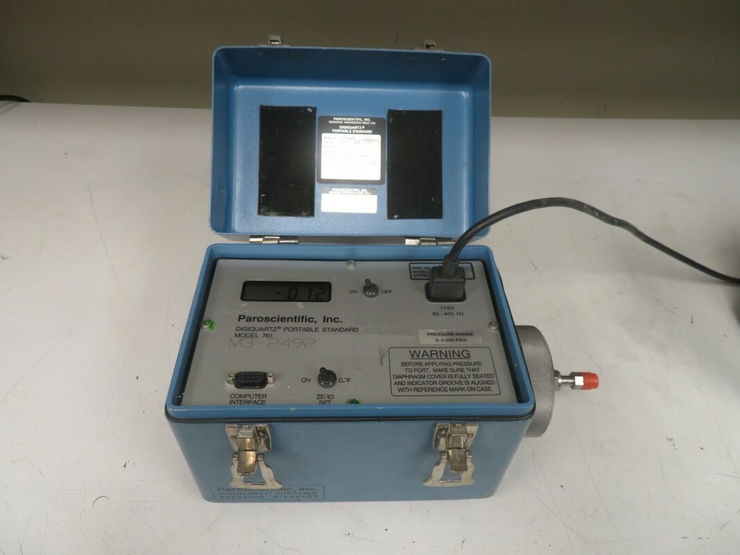 Paroscientific Digiquartz Portable Standard – mdl. 761-2K, 0-2,000 psia ...