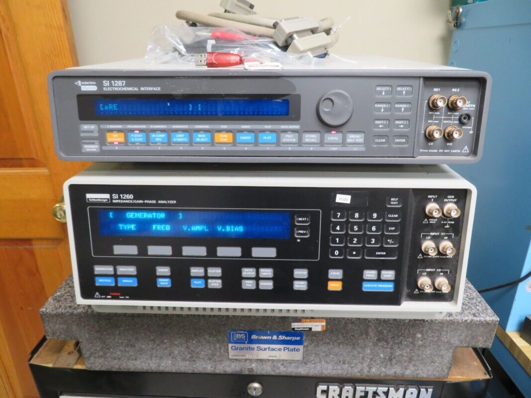 Solartron SI 1260 Electrochemical SI 1287 Impedance/Gain-Phase Analyzer ...