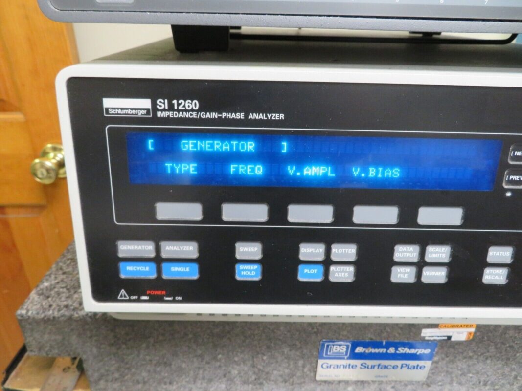 Solartron SI 1260 Electrochemical SI 1287 Impedance/Gain-Phase Analyzer ...