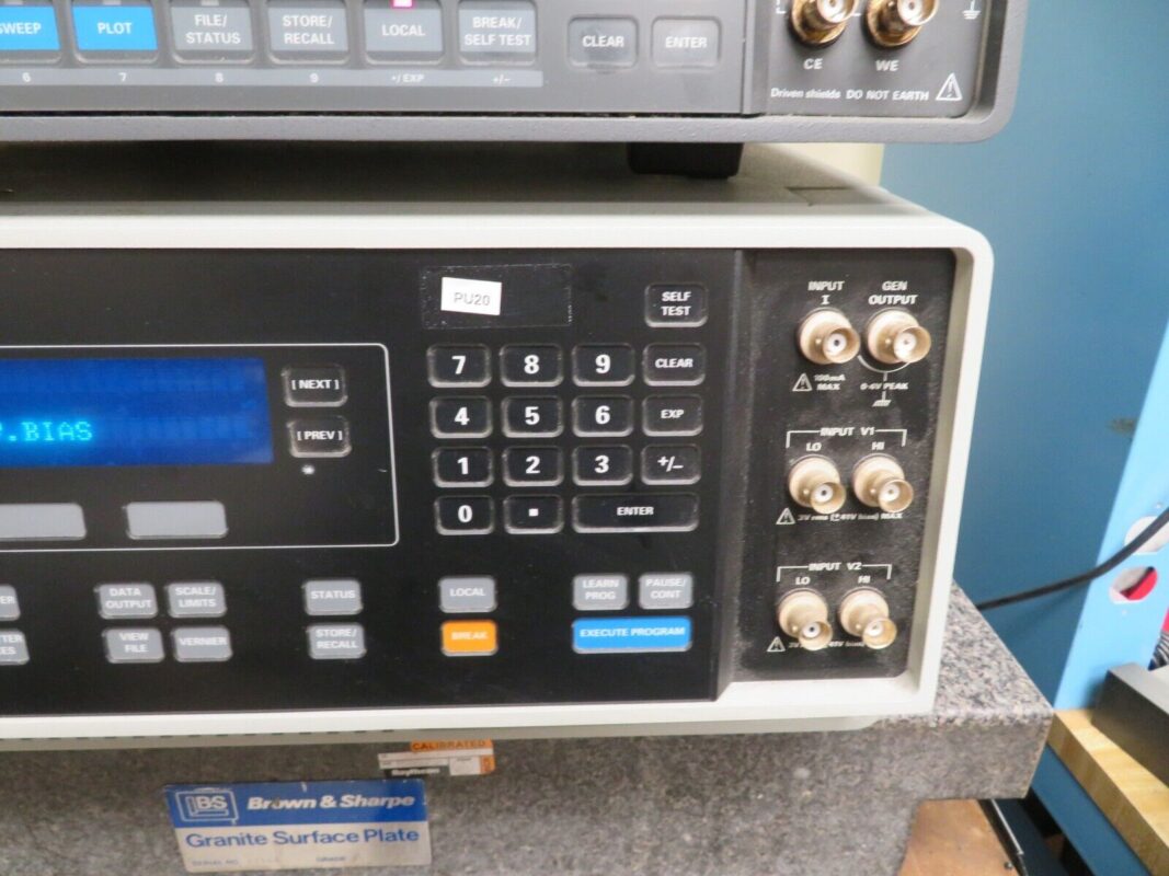 Solartron SI 1260 Electrochemical SI 1287 Impedance/Gain-Phase Analyzer ...