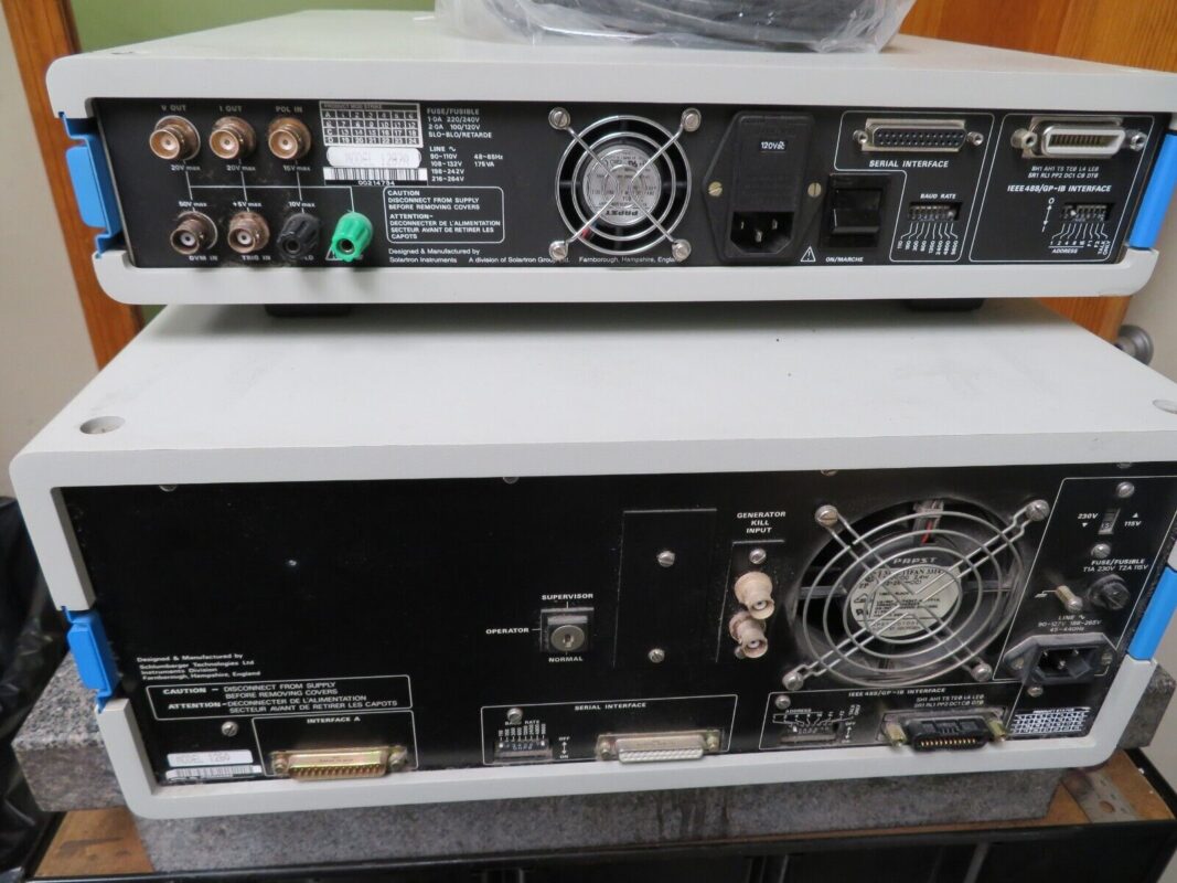 Solartron SI 1260 Electrochemical SI 1287 Impedance/Gain-Phase Analyzer ...