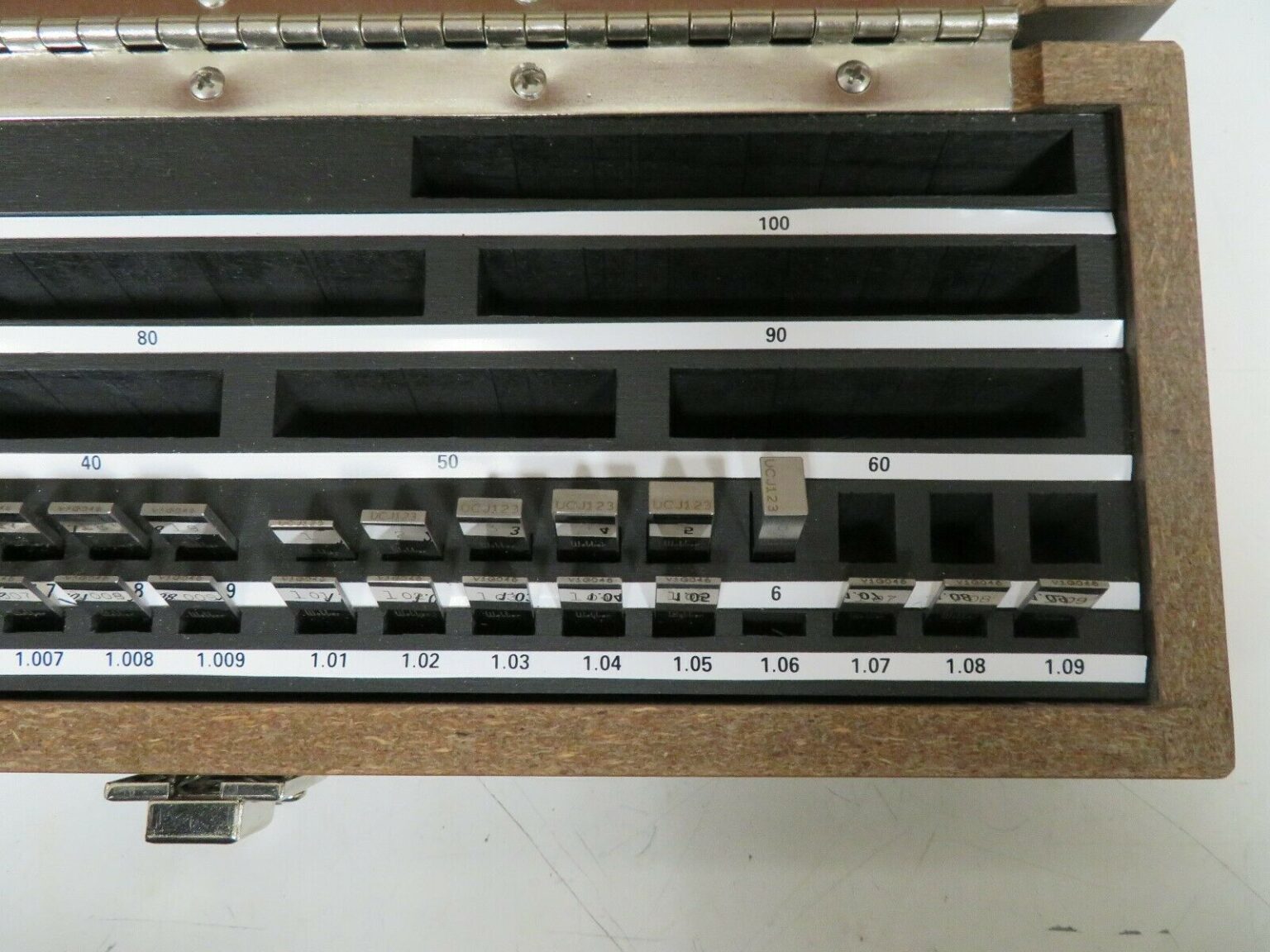 Starrett Webber RS36A1 36 piece, Rect., Steel, English Gage Block Set ...