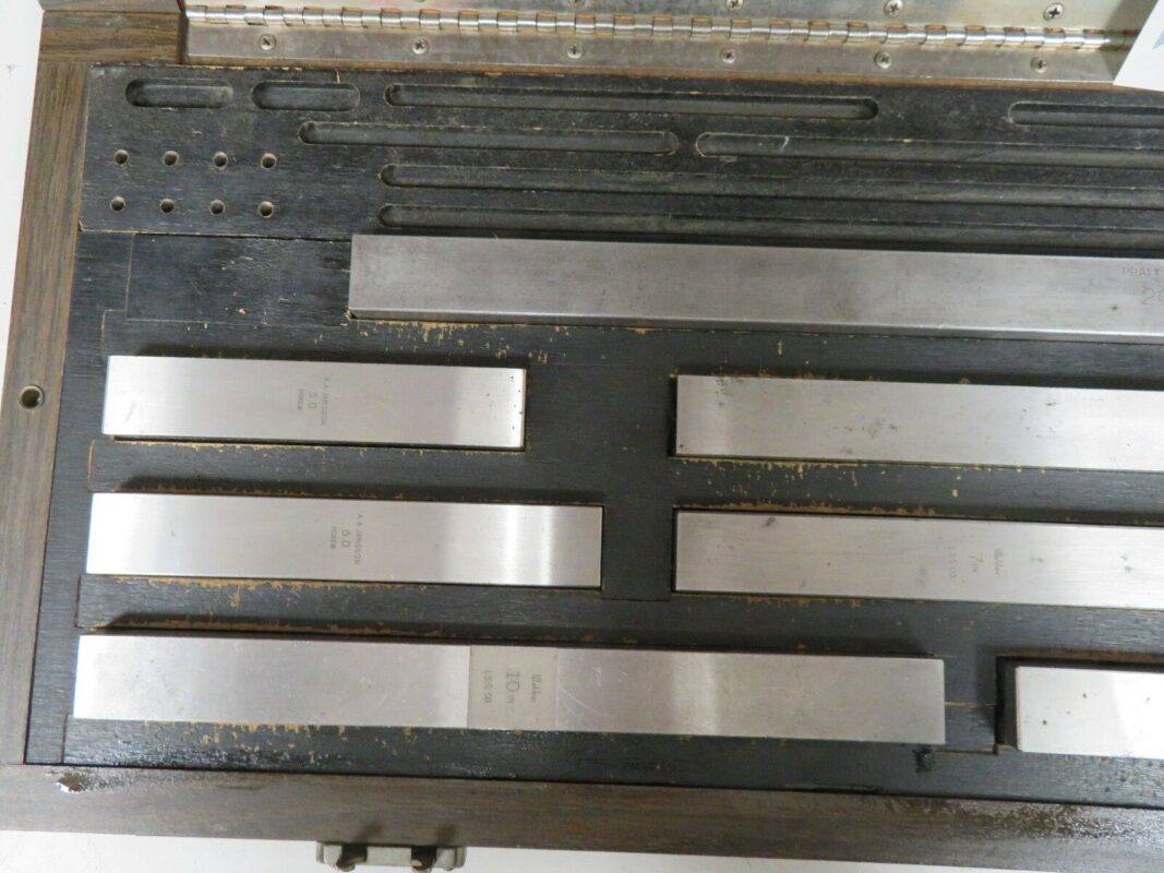 Starrett/Mixed Large/Long Gage Block Set 5"-20" (Calibrated 2015 w ...