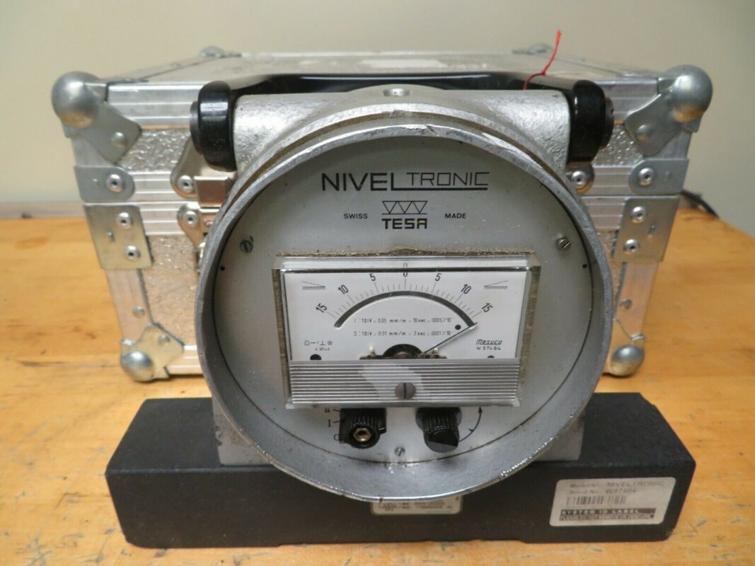 Tesa Wyler Niveltronic Electronic Level .0001"/.0005" per 10" NT61 ...