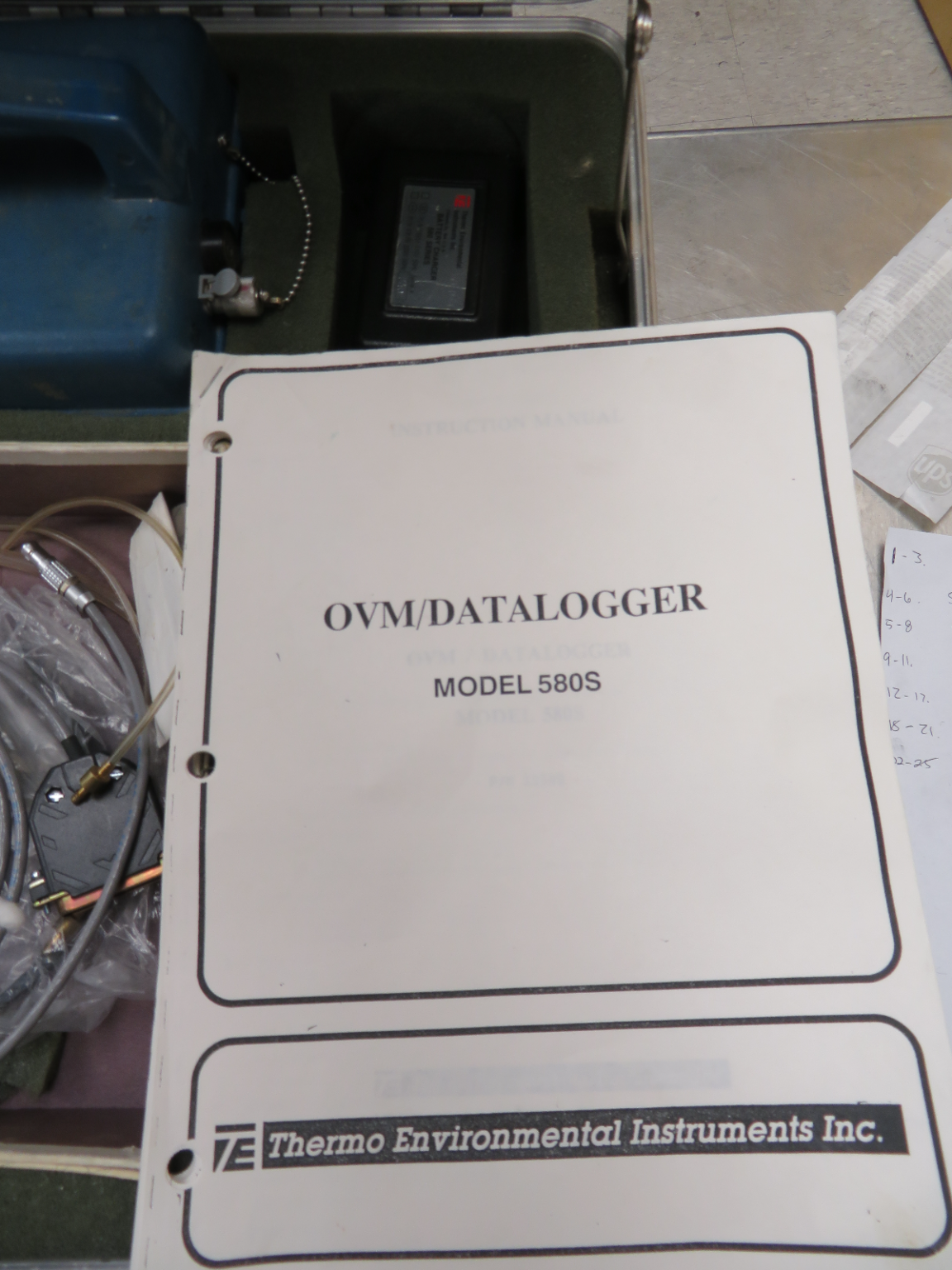 Thermo Environmental model 580S Organic Vapor Meter OVM Detector w ...