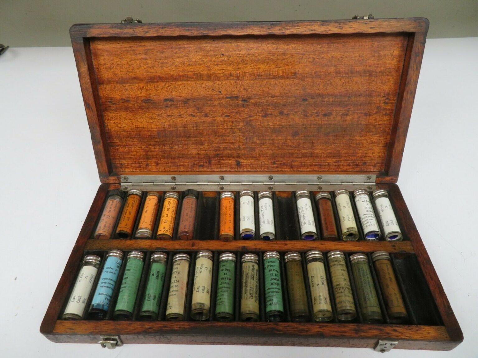 Van Keuren Thread Measuring 3-Wire Set (5 – 72 TPI, 60°) – 27 sets ...